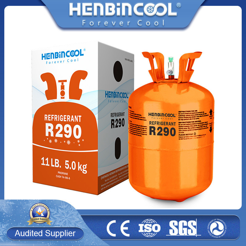 5.0kg R290 Refrigerant Odorless CAS No. 811-97-2 Refrigerant R290
